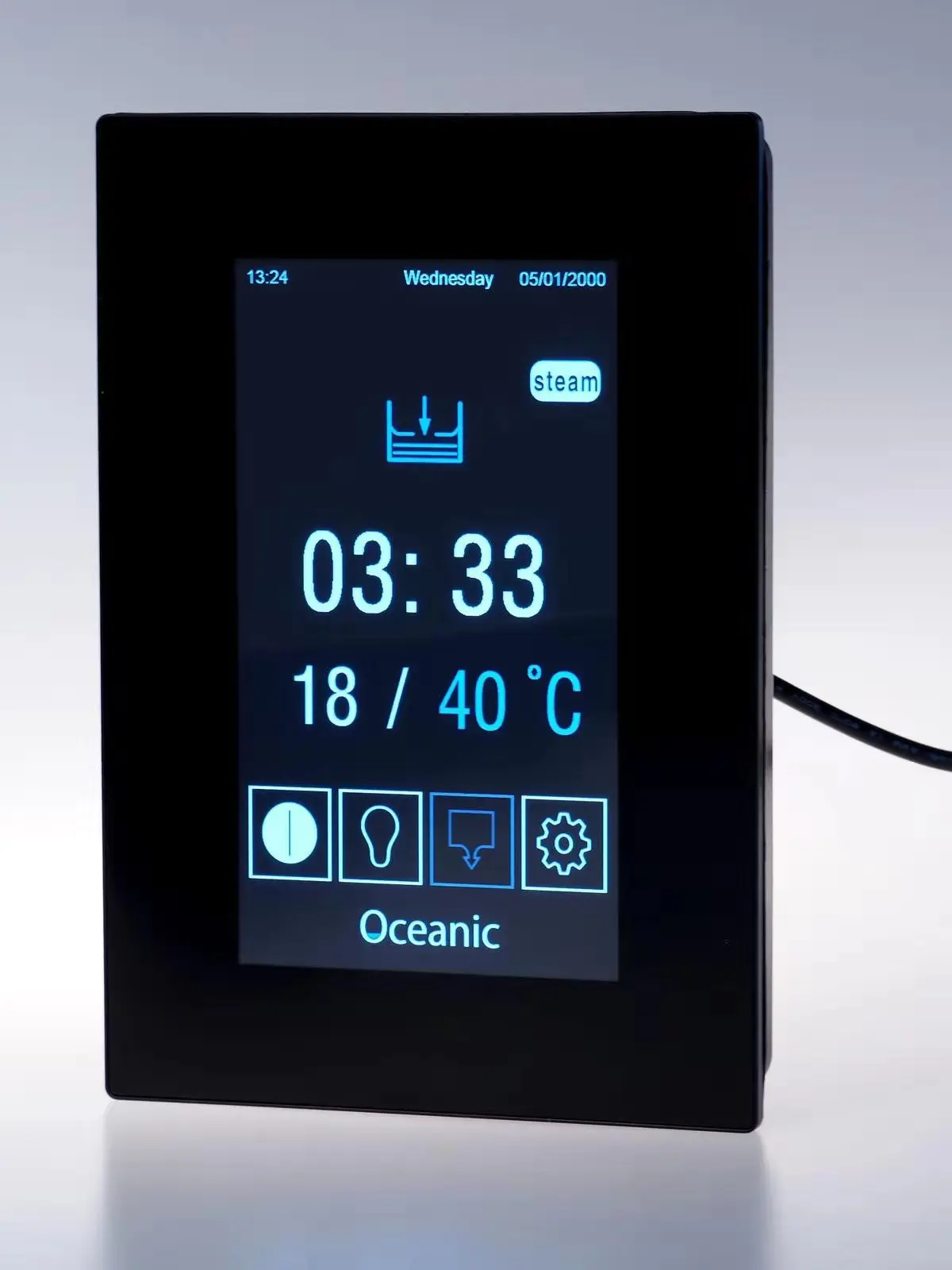 Sauna Alibaba - Touch Screen Sauna Controller with Wet Steam