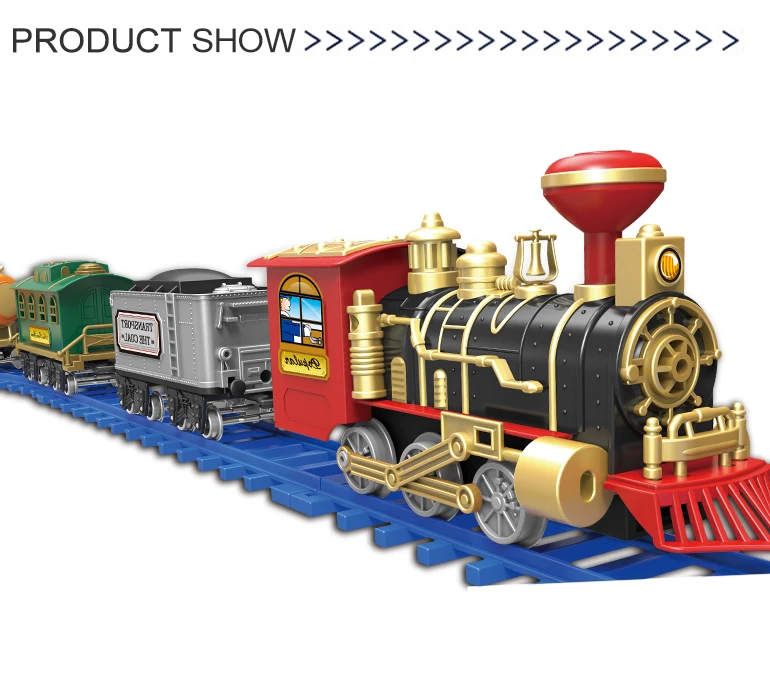 Hot Electric Plastic Educational Model 10pcs Light Diy Rail Track Toy ...