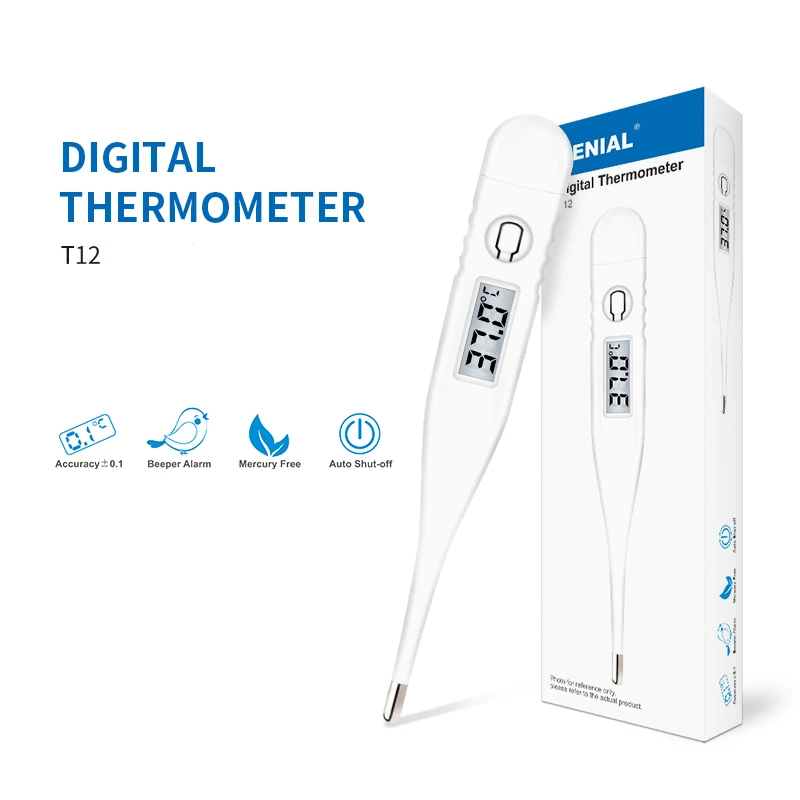 Factory Manufacturer Genial T12 Rigid Tip Medical Temperature Digital ...