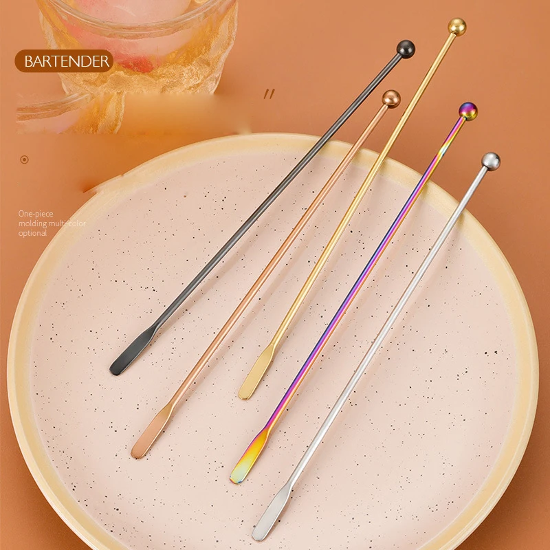 Wholesale Mixing Rods Bar Tools Stirring Rod Stainless Steel Cocktail ...