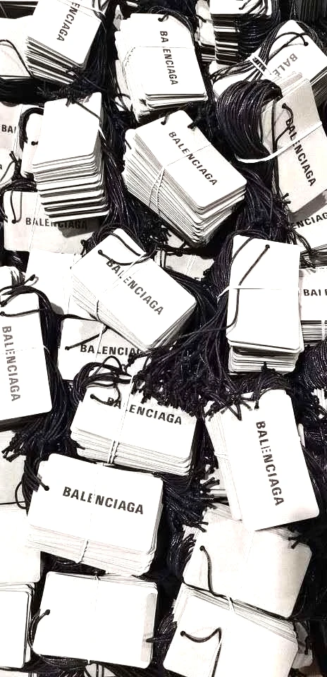 Hang Tag String Knotted Stretch Loops - Elastic Solutions