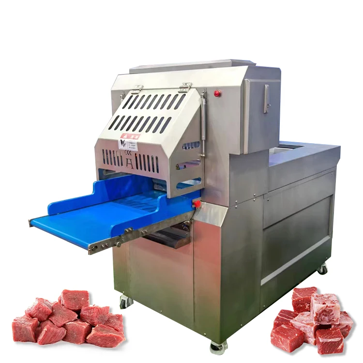Industrial Frozen Pork Beef Meat Dice Cutting Dicing Machine Cube ...