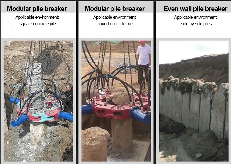 15m Concrete Pile Breaking Rotary Drilling Construction Piling ...