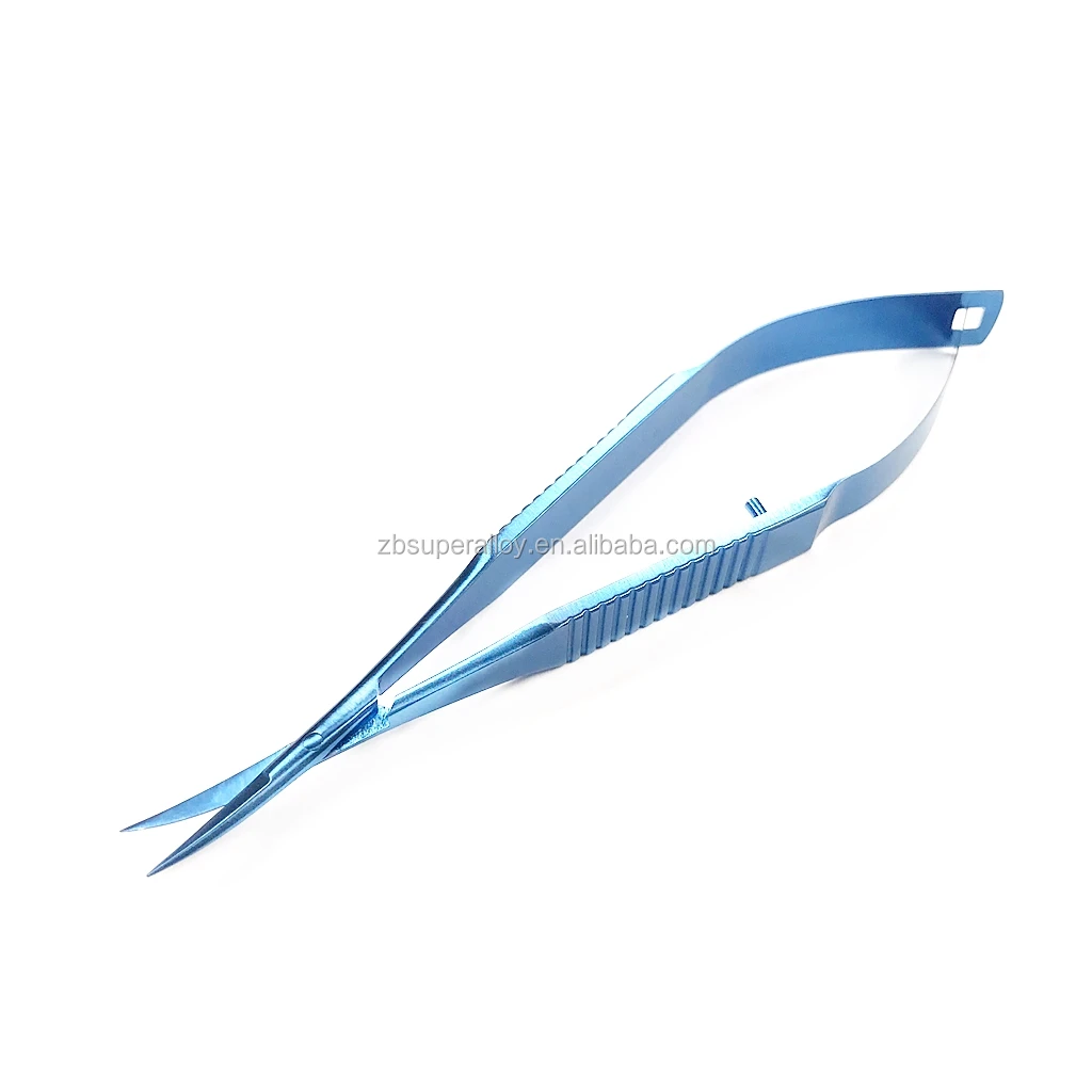 Titanium 10.5cm Ophthalmic Microsurgical Forceps Capsulotomy Vannas ...