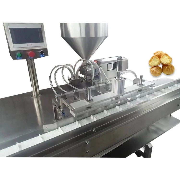 Puff Core Needle Cream Injection Filling Machine Automatic Donut Jam ...