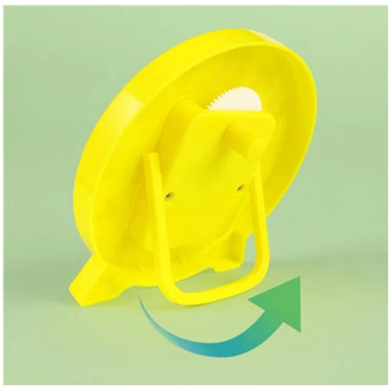 Yellow Plastic Demonstration Clock For Kids To Tell Time Student Clock ...