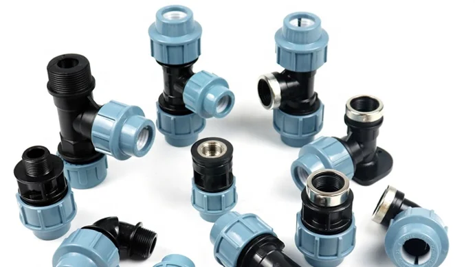 Hdpe Pe Pn10 Pn16 16bar Irrigation Compression Fittings Water Compression Fittings Pp Clamp ...