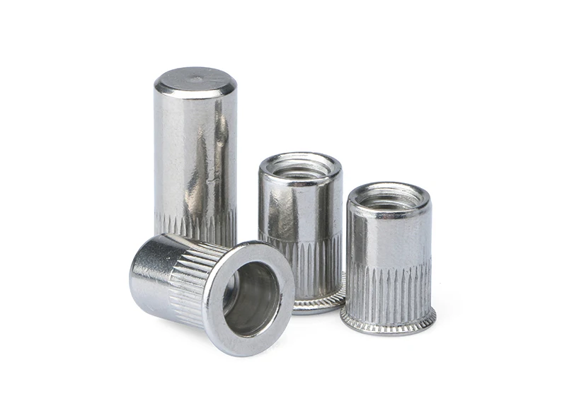 M4 - M12 304 Stainless Steel Flat Head Closed End Knurled Rivet Nuts ...