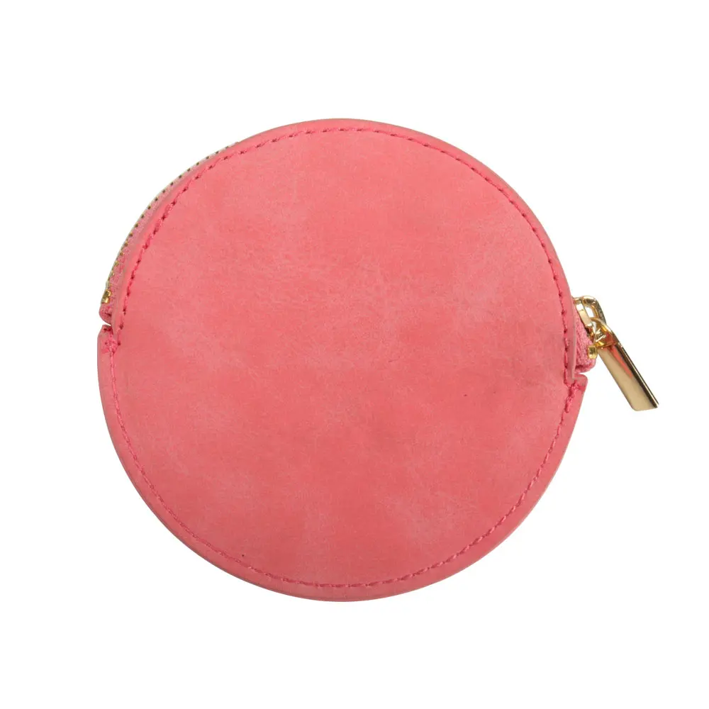 Custom PU Leather Coin Pouch with Zipper - Perfect for Cash