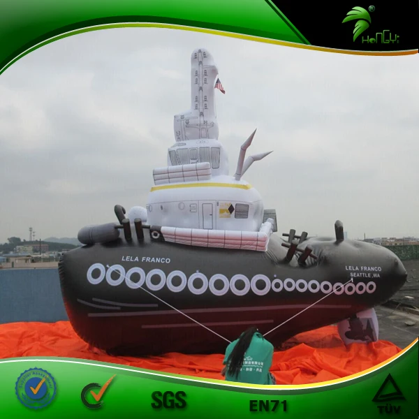 Giant Inflatable Submarine Air Model Parade Inflatable Helium Balloon ...