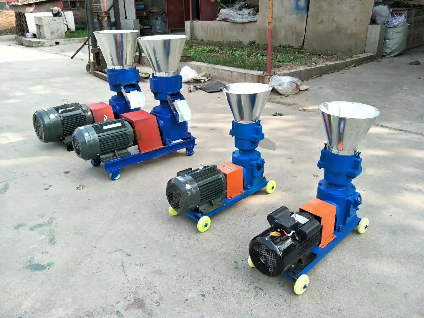 Diesel Engine Grass Chopper Poultry Cow Chicken Animal Feed Milling ...