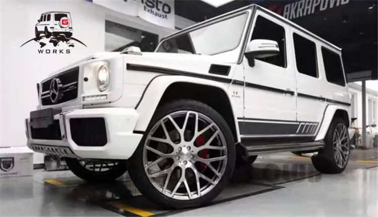 G Class W463 Aluminium Alloy Forged 22" W463 Wheels B Style -2 Silver ...