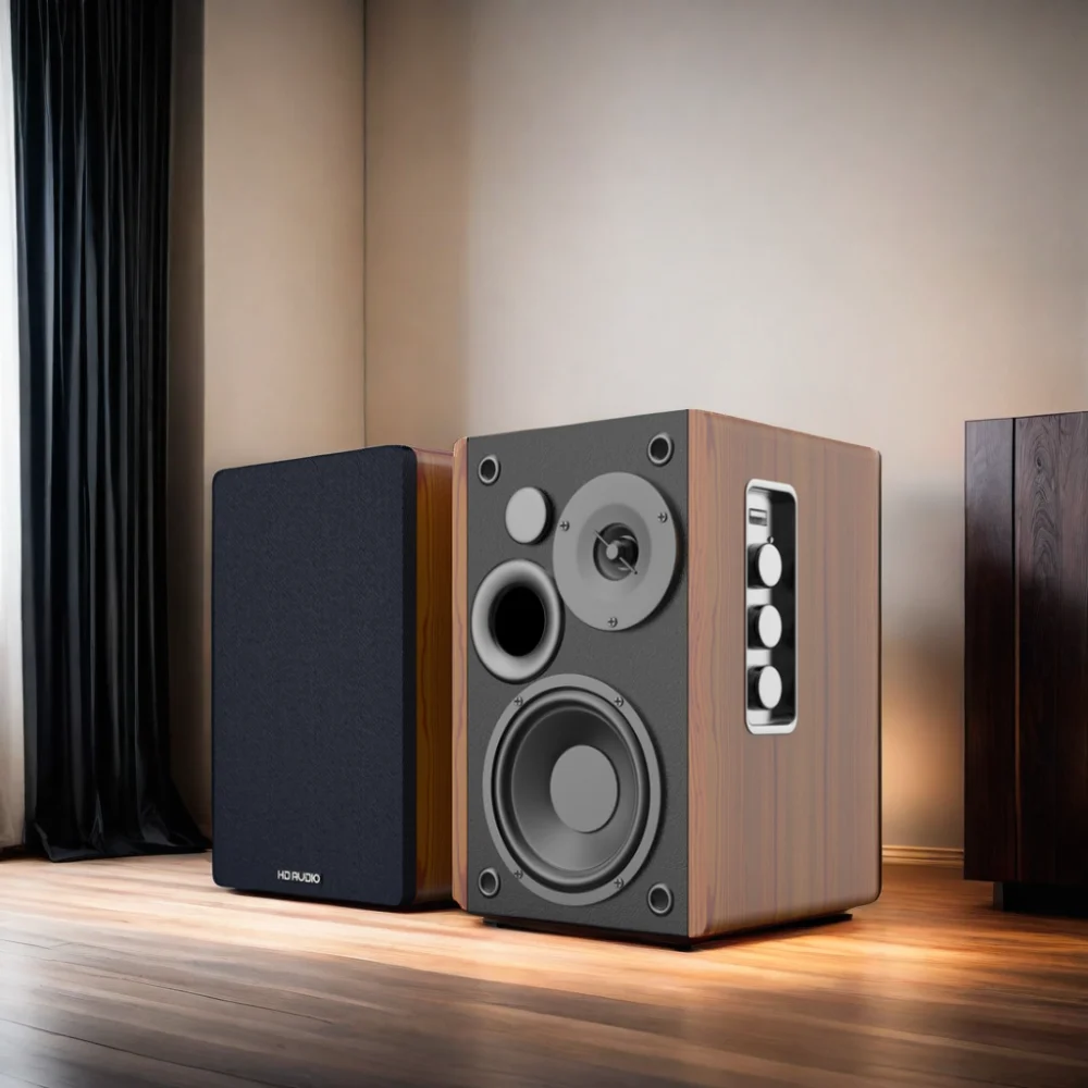 Customized 60W 3-Way HI-FI Wood Tube Amplifier System