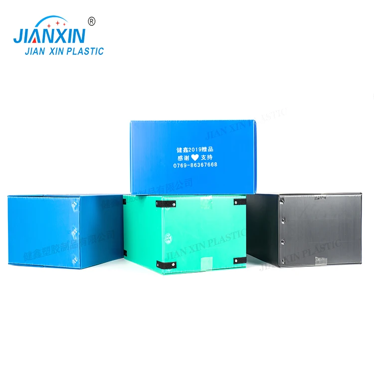 Antistatic Corrugated Plastic Storage Esd Box Bins Pp Folding Logistic ...
