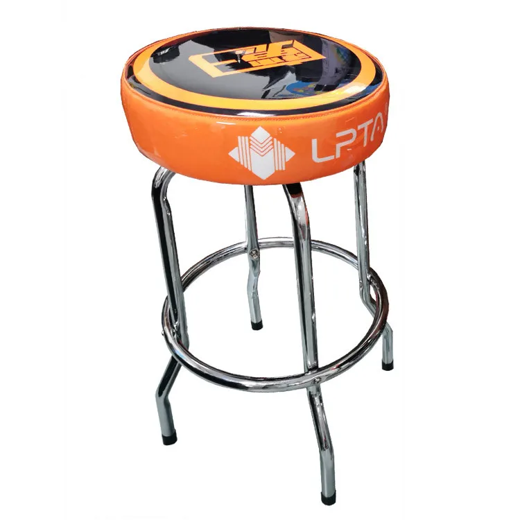 Dodge Mopar Red Padded Seat Bar Stool - Modern & Durable