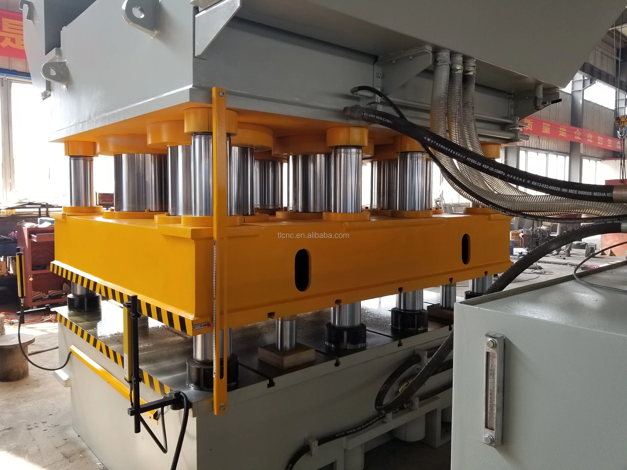 2500T Hydraulic Press for Door Panel Embossing - High Prod