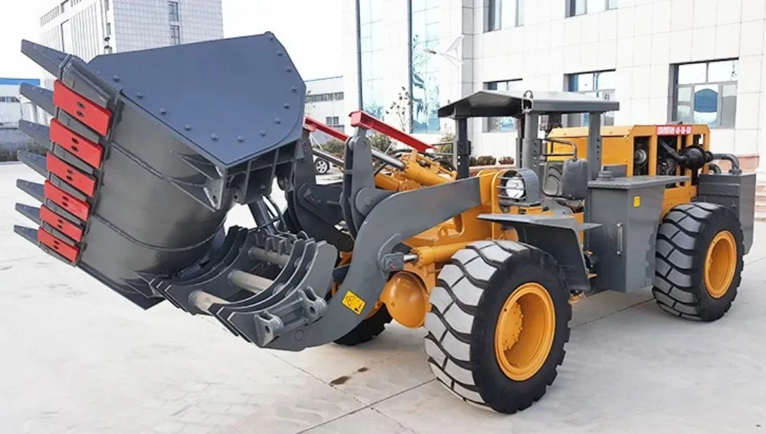 36 Underground Loader Mining Rock Loader With Side Dumping Bucket 2 ...