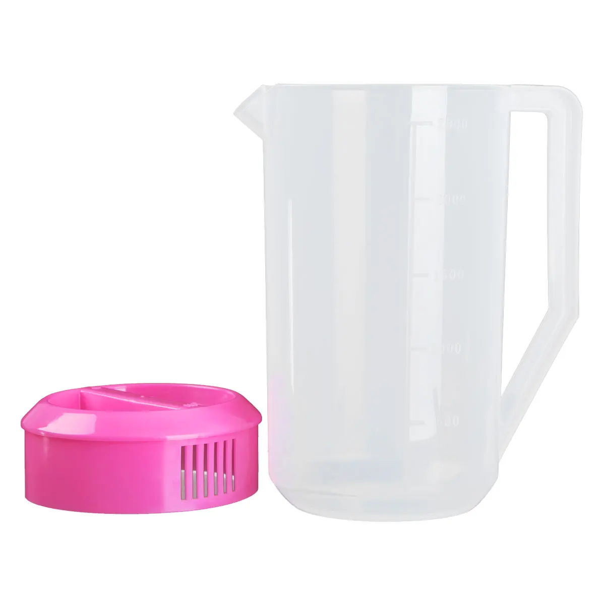 Large Capacity Pp Plastic Water Pitcher 2500ml Transparent Cold Water ...