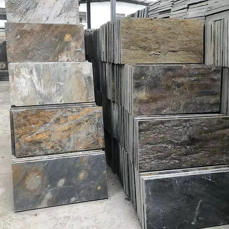 Rusty Slate Floor Tiles - Durable, Eco-Friendly Paving
