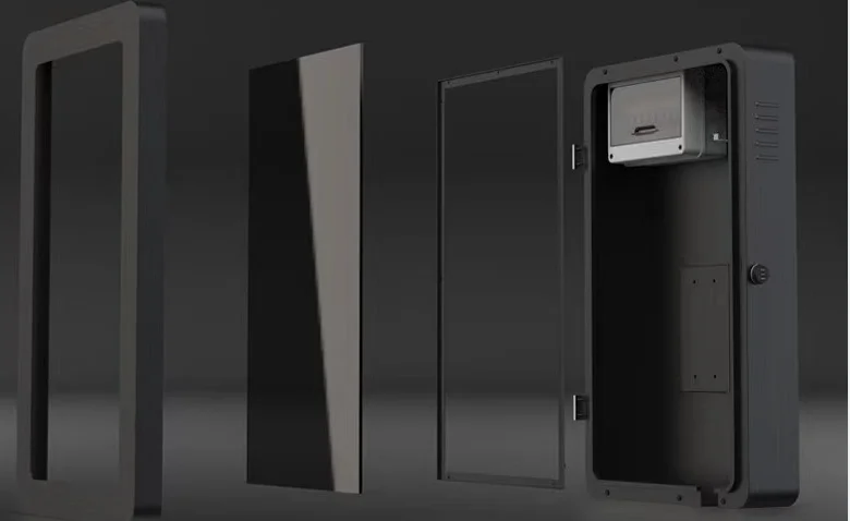 Outdoor Wall Mounted Metal Enclosure for AC Charging Stations