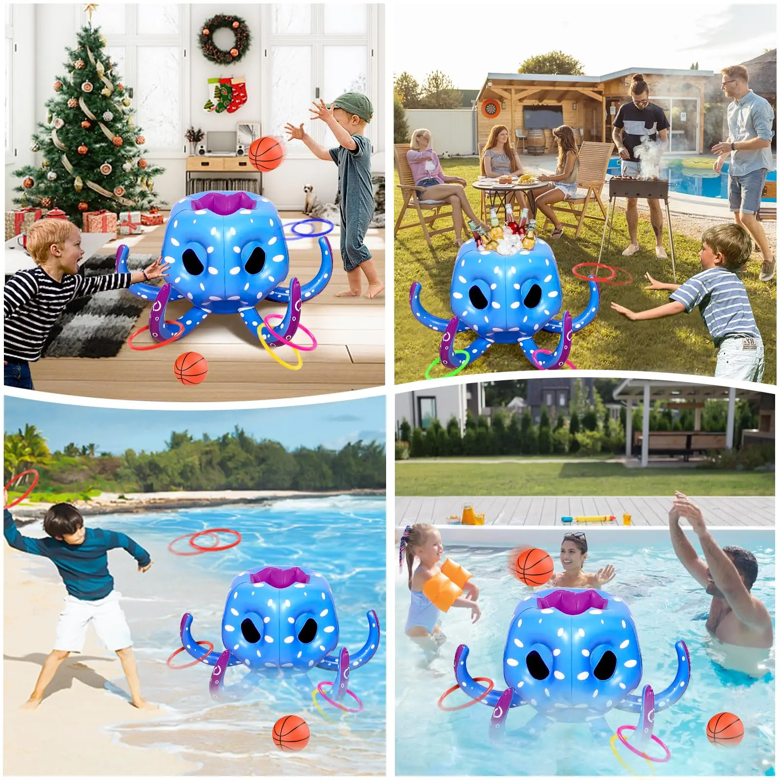 Wholesale Toys Inflatables Juguetes Octopus Classic Outdoor Pool Water ...
