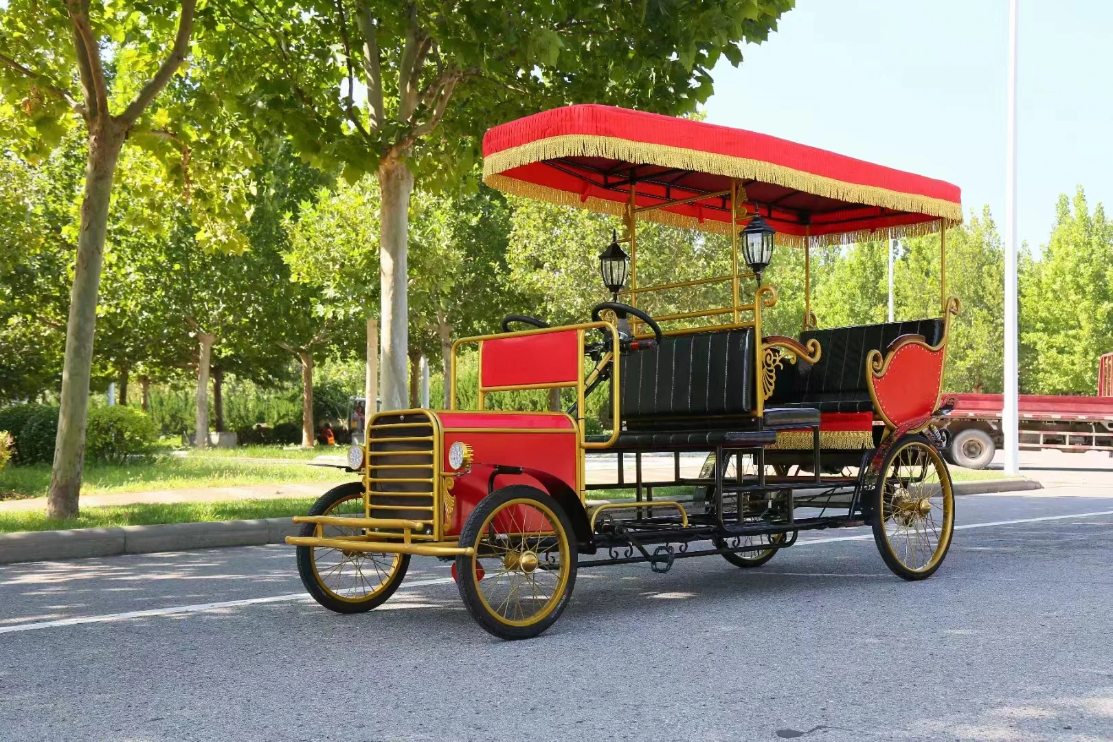 Cheap 4 Wheel Surrey Bikes for Adult Pedal Quad Recreation 6 People ...