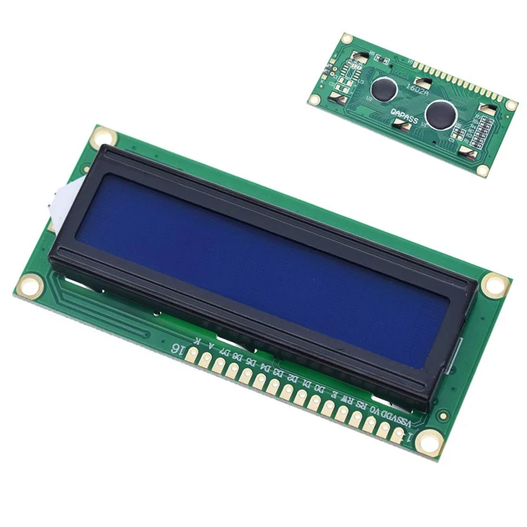 Lcd 1602a 5v Blue Screen With Iic/i2c White Code Blacklight 16x2 Lcd ...
