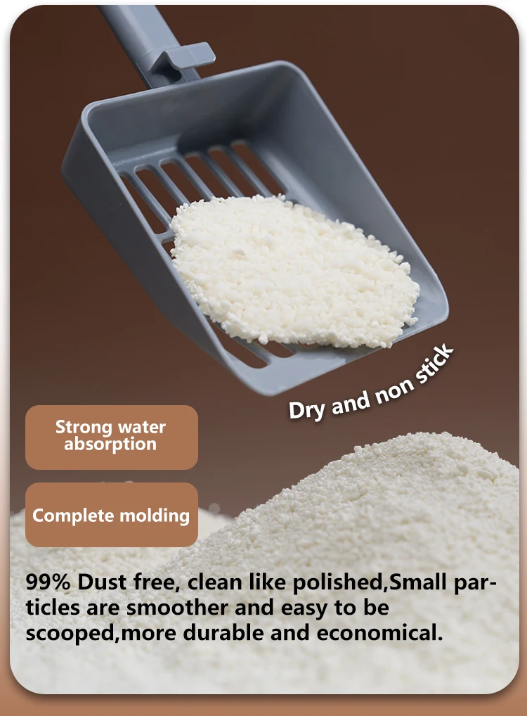 2.5kg Vacuum Packaging Cassava Cat Litter Hard Clumping 99% Dust Free ...