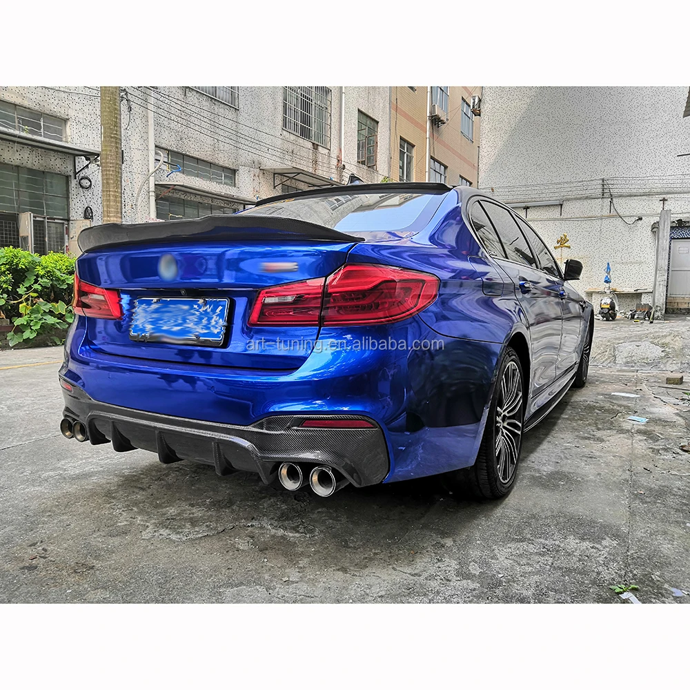 Psm Style Carbon Fiber Rear Spoiler For Bmw 5 Series G30 - Buy G30 ...