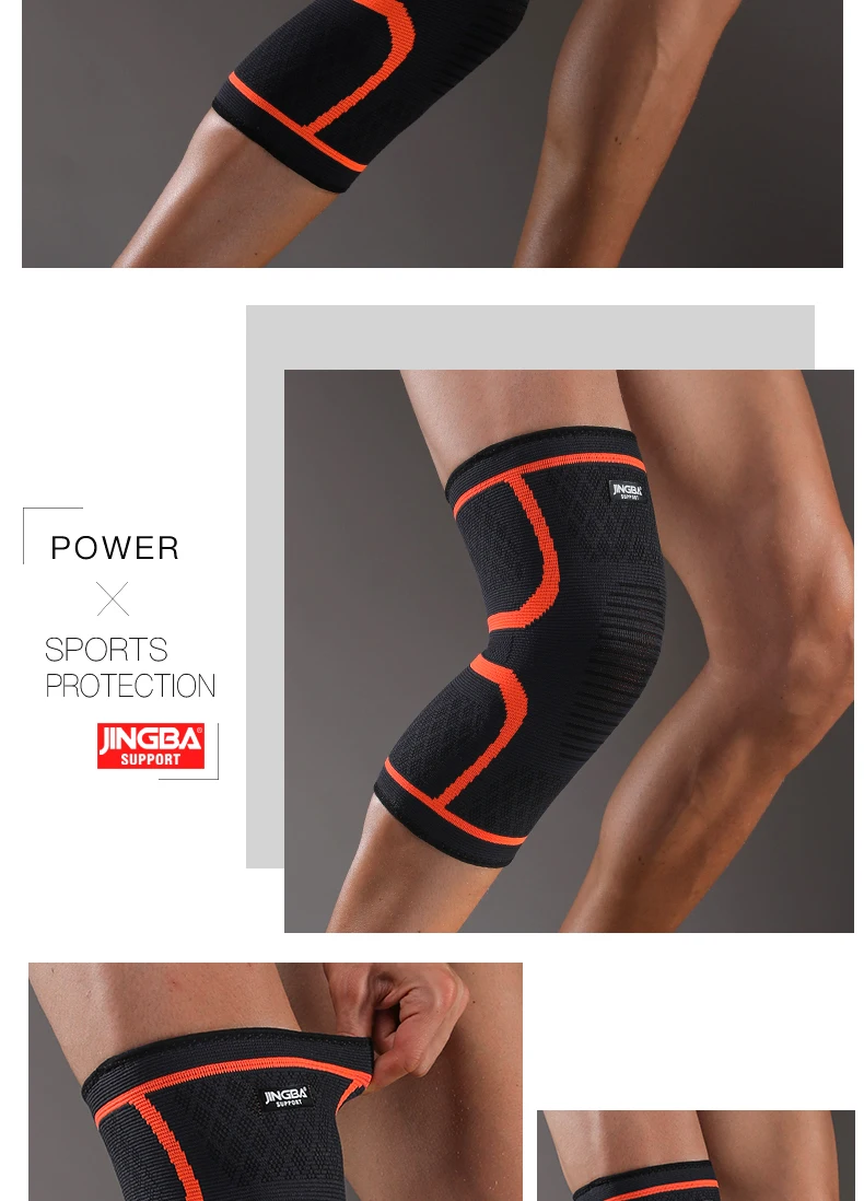 JINGBA Custom Knee Brace Ama Zon Temu Shein Popular Compression Knee ...