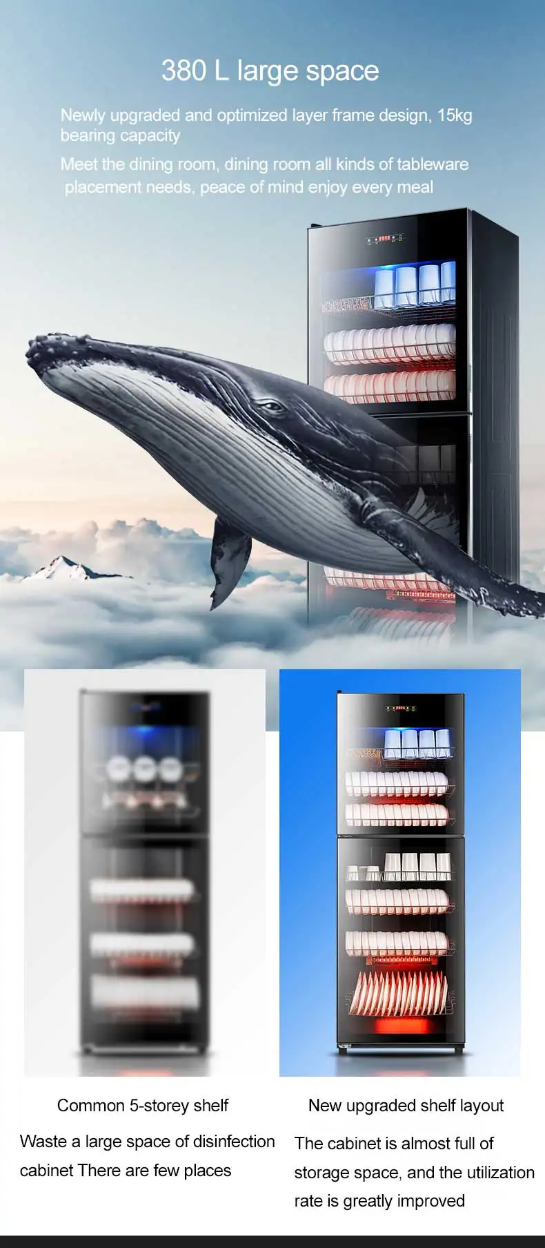 Large Capacity Vertical Commercial Large Household Tableware ...