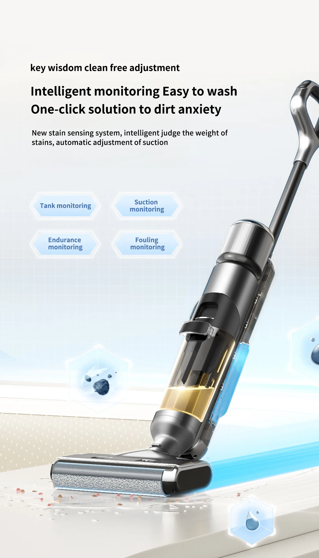 SWEEP M1 - Portable Wet and Dry All-in-One Floor Cleaner