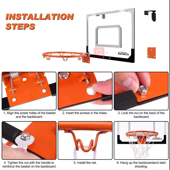 Portable Mini Basketball Hoop - Perfect for Home Training