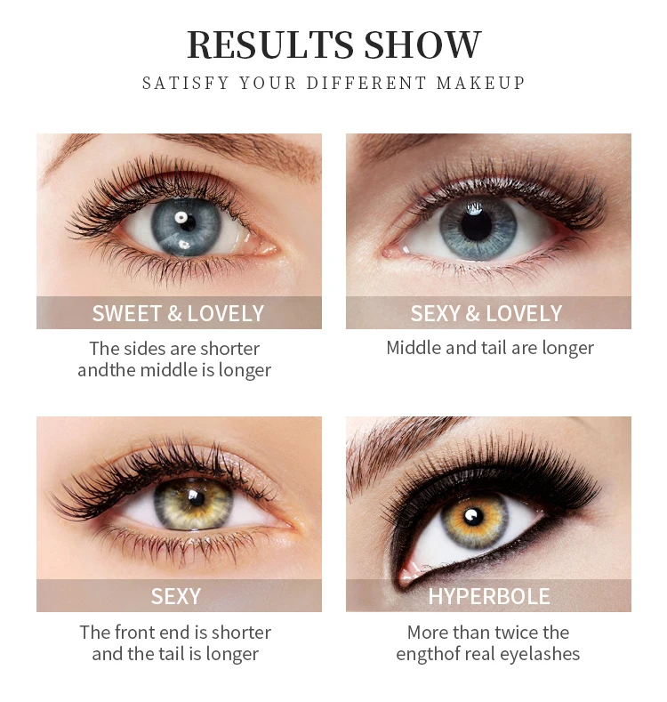 Individual Lash 3d 4d 5d 6d 10d Eyelash Extension Volume Curl Faux Mink ...