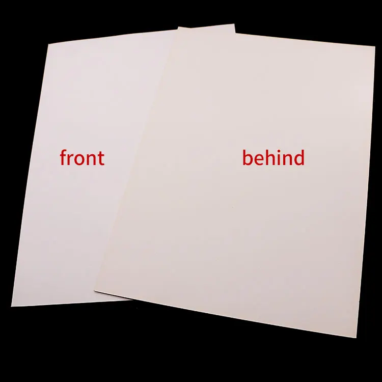 Various Width White Cardboard Stock Paper Hard Card C1s 180g 200g 230g ...