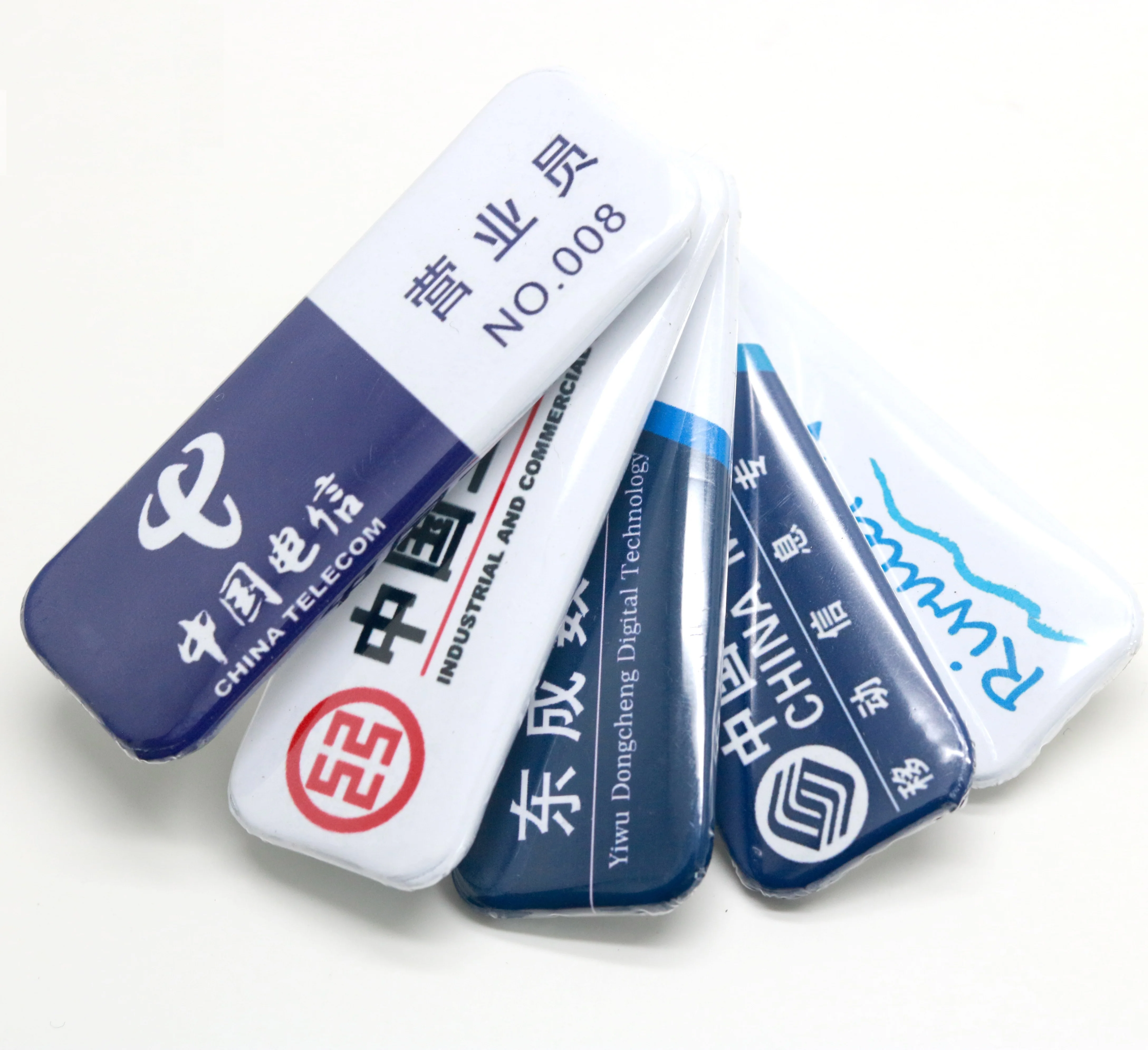 Rectangle 68*24mm Name Tag Button Badge Making + 68*24mm Paper Cutter ...