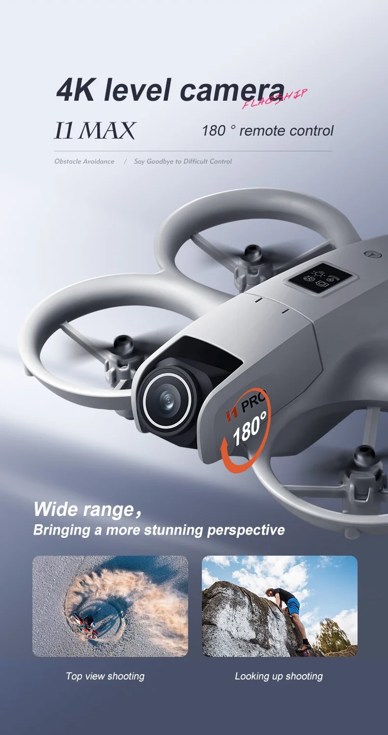 2025 Hot Sale I1 PRO 4K Camera Drone with 6 Axis Control