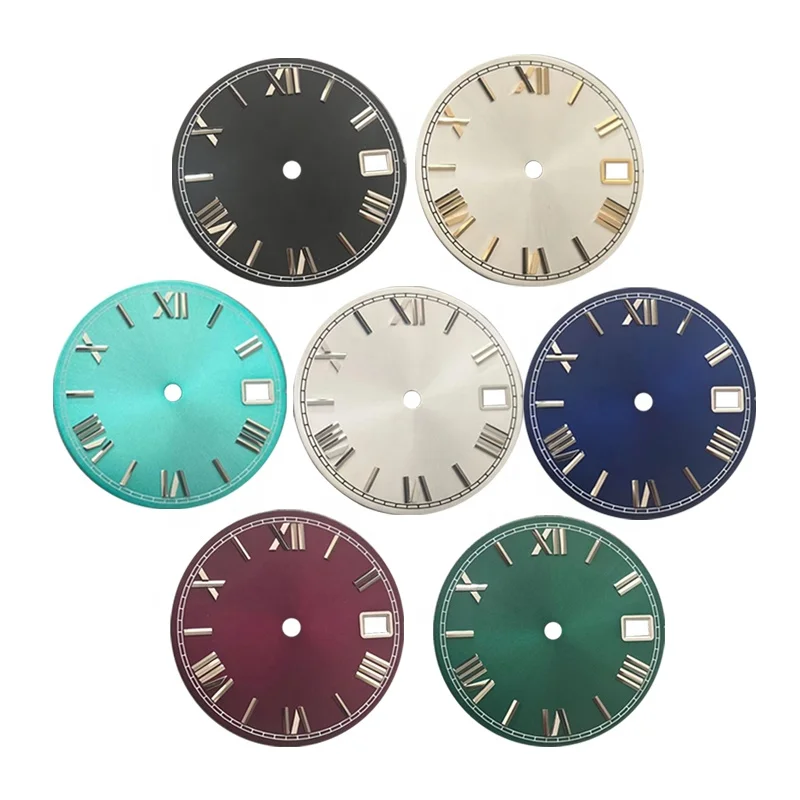 28.5mm Roman Scale Watch Dial - Perfect for NH35/NH36