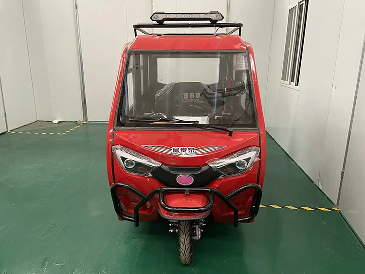 Luxury Charged Tricycle - Mini Electric Car for 3 Passengers