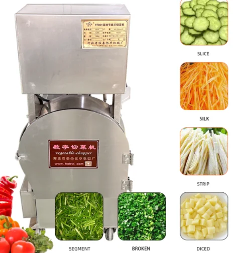 Large Commercial Multi-functional Electric Vegetable Potato Slicer ...