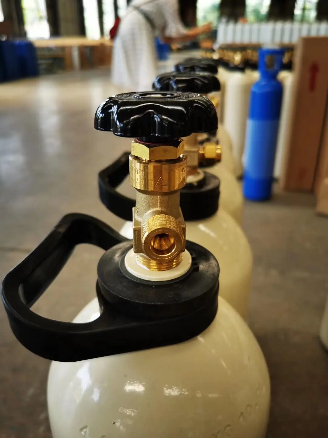 High Pressure 5l Oxygen Cylinder O2 Gas Cylinder Medical Steel Bottle ...