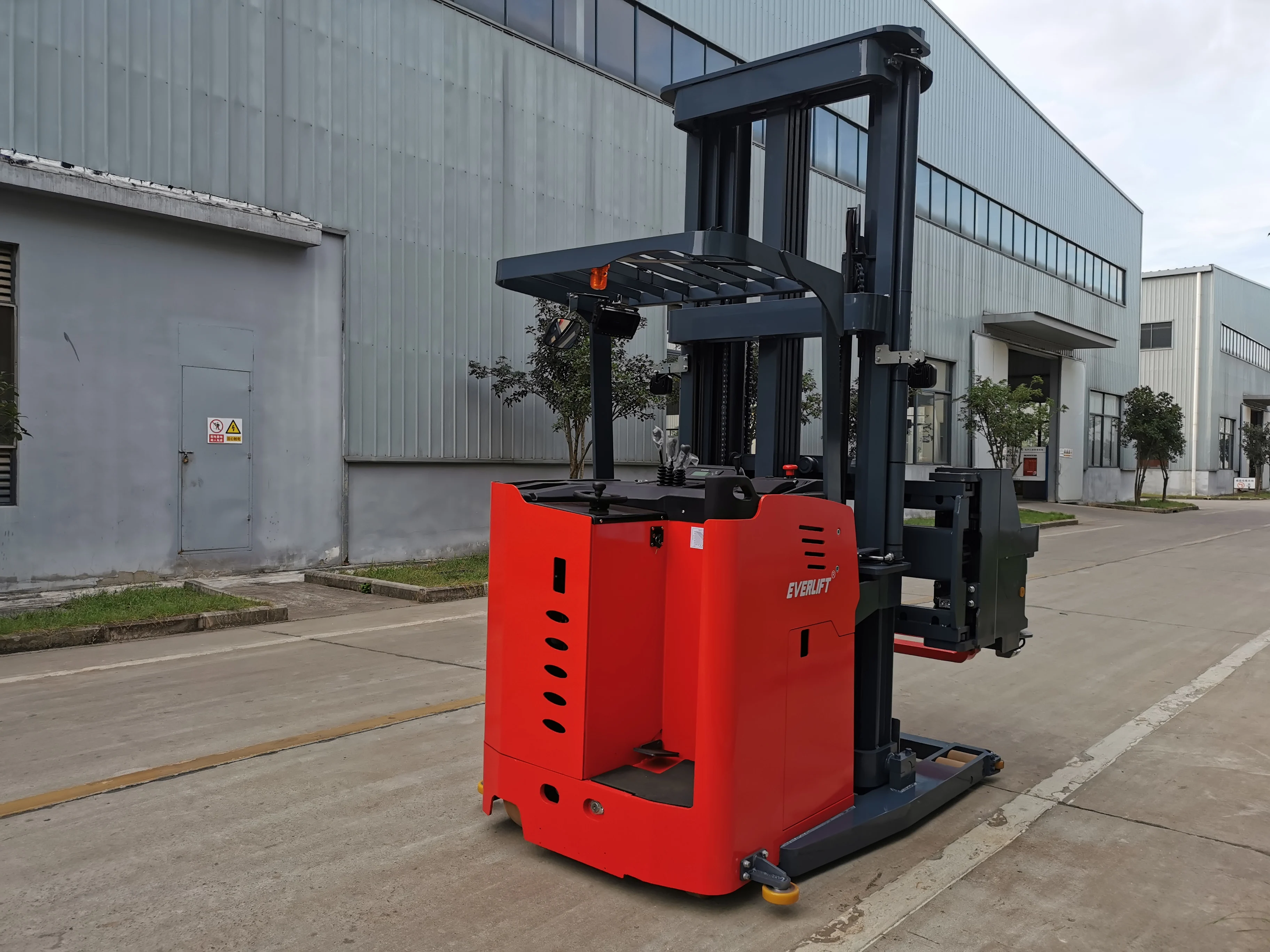 3-way Electric Pallet Stacker Cqd15 1500kg 6000mm Lift Height Fit For ...