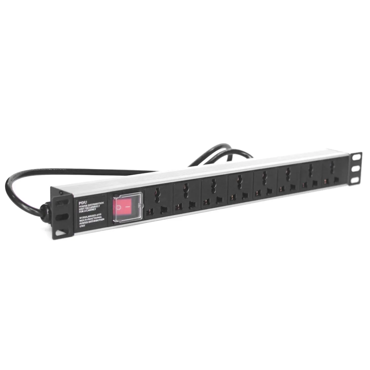 8 Ways Pdu 19 Inch Pdu Us Standard 1U Power Distribution With One ...
