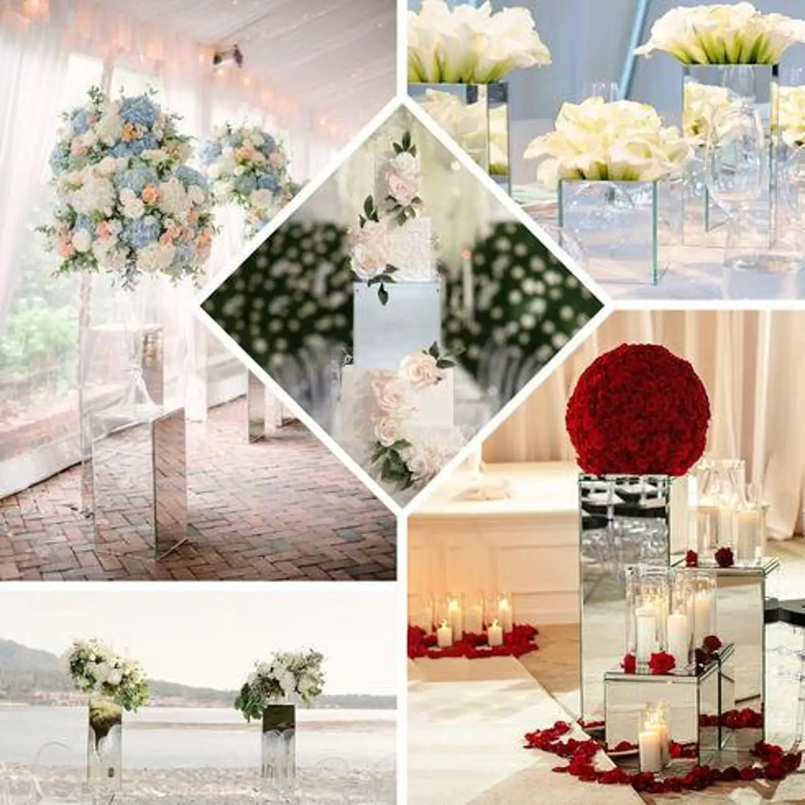 Clear Acrylic Display Boxes - Perfect for Wedding Decor