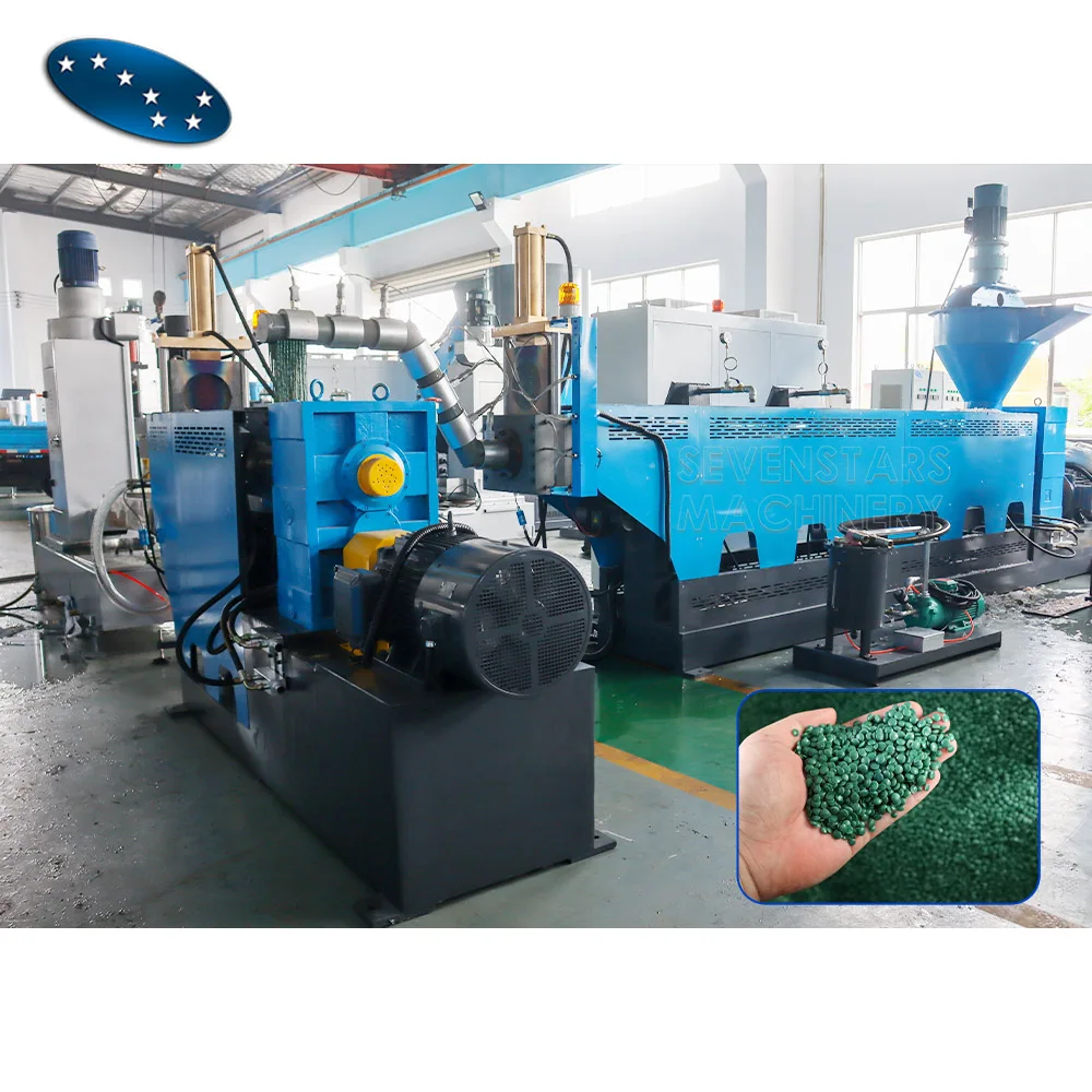 300kg/h Sevenstars Granulating Machine for Plastic Recycling