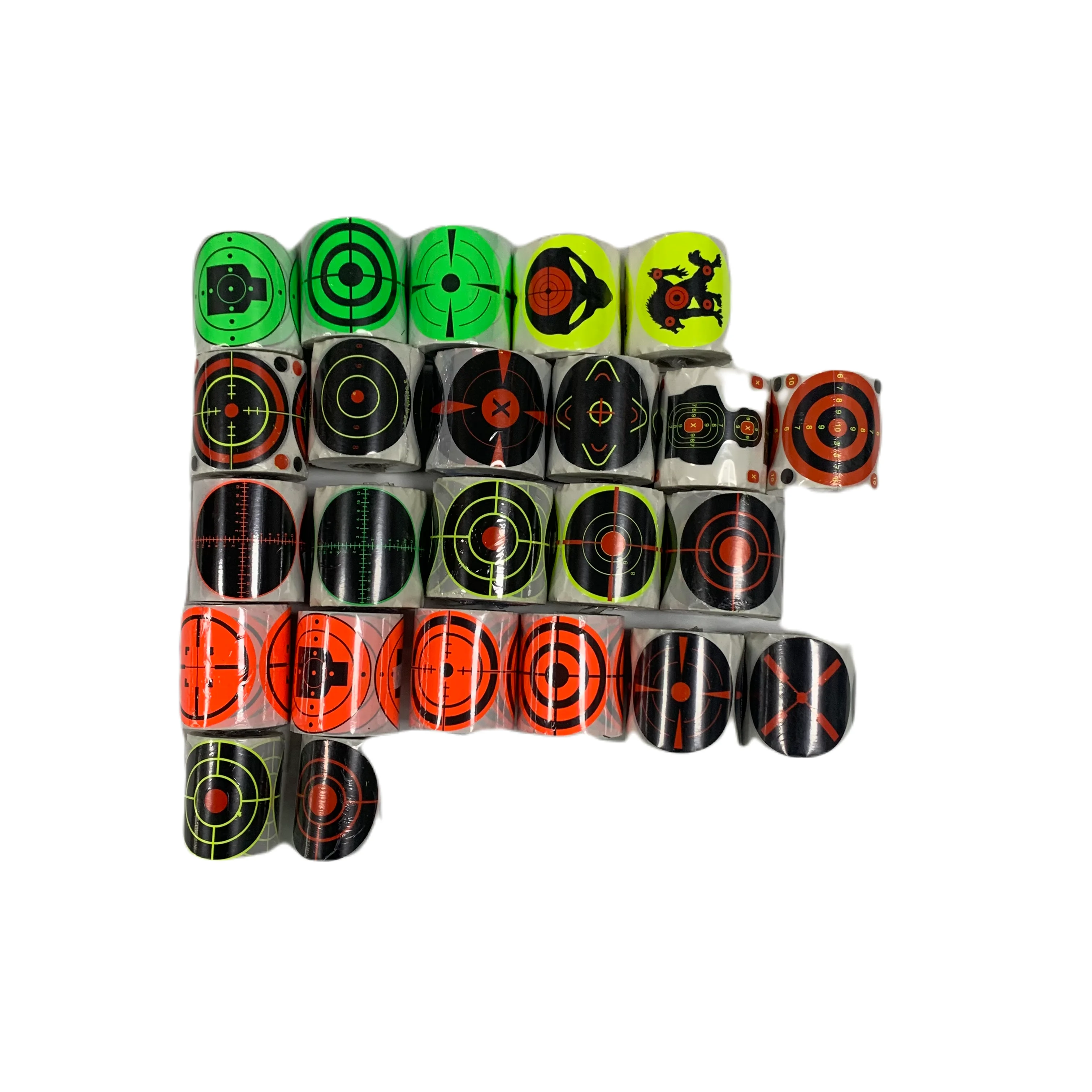 Wholesale New Design Pattern Shooting Target Stickers 3 Inches Sticker ...