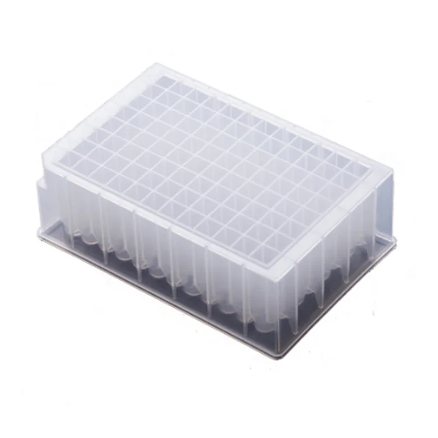 Laboratory 0.5ml 96 Well Deep Well Plate Split Round U Bottom Deep-well ...