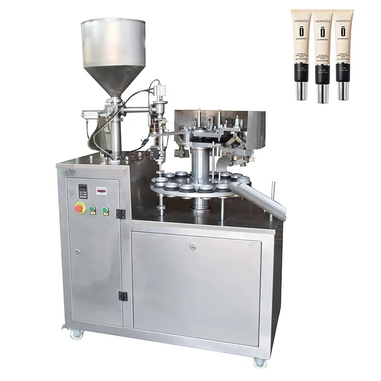 Semi-automatic Soft Tube Filling Machine Cosmet Plastic Tube Soft Plastic Tube Package - Buy ...