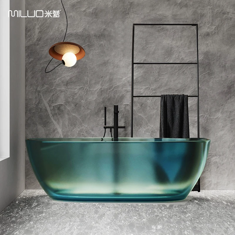 Freestanding Acrylic Bathtub in Large Solid Surface Design ...
