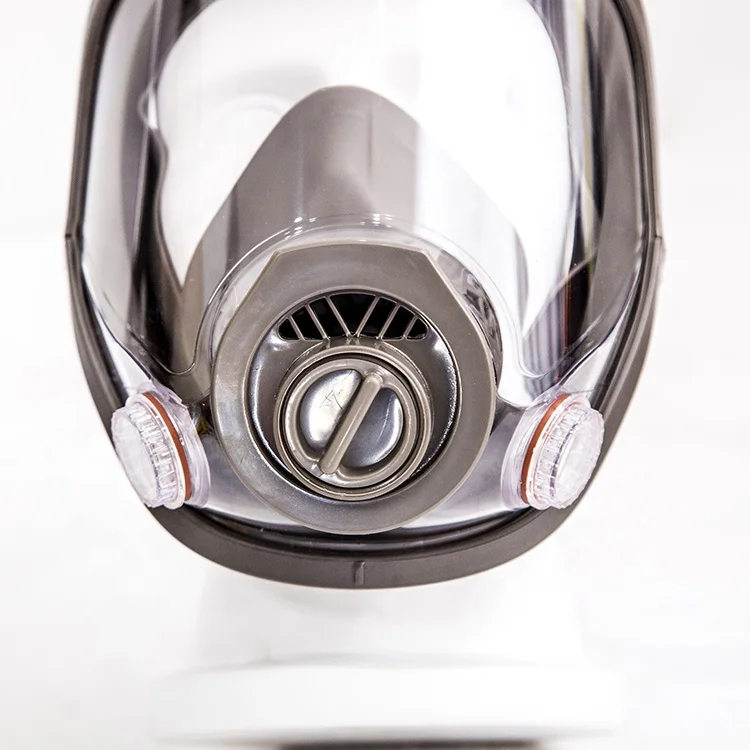 Personal Protective Equipment FM-102B Full Face Gas Mask Double Filter ...